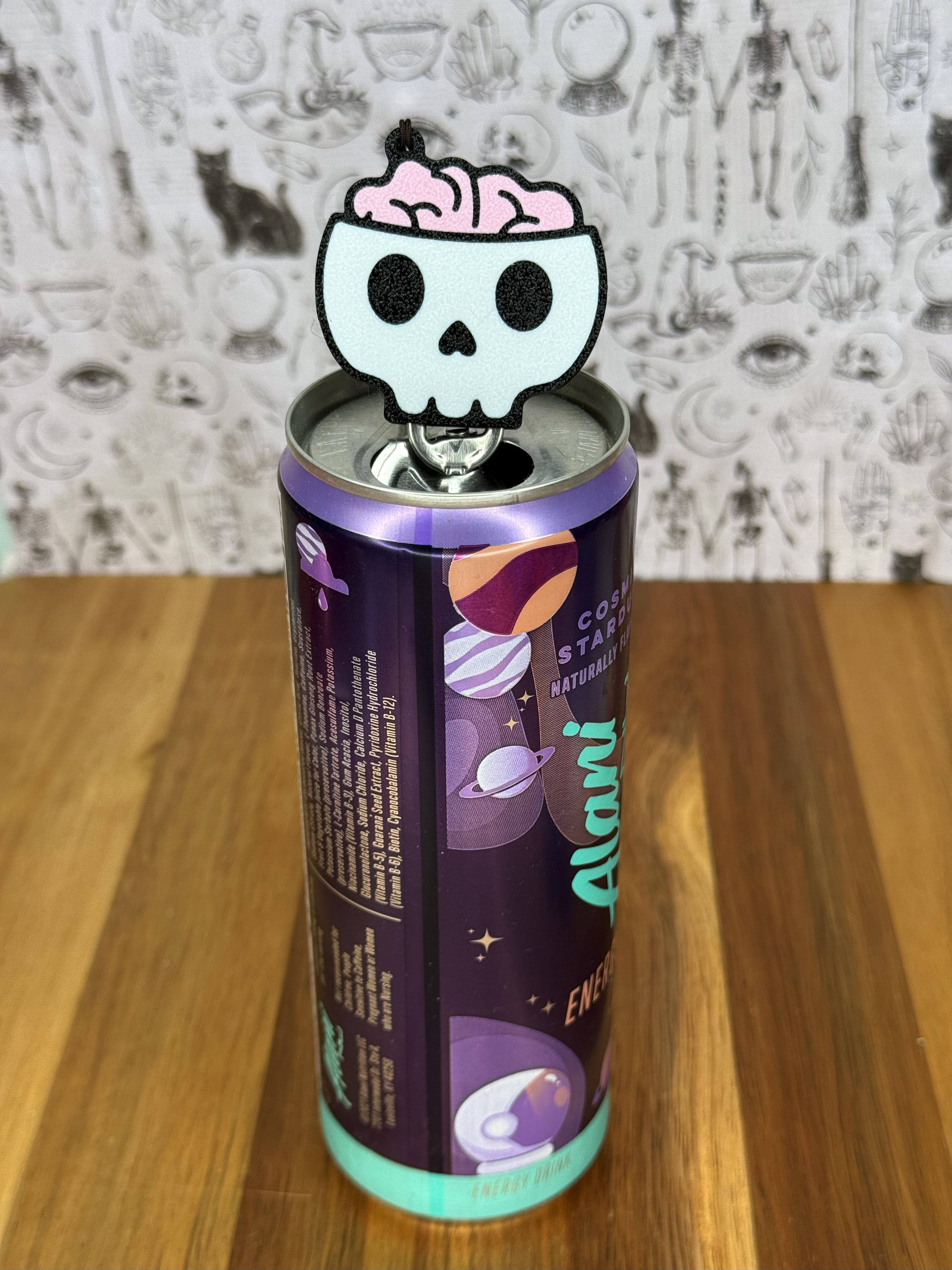 Brainiac Skull Tab Buddy | Soda Tab Buddy by Tab Buddies
